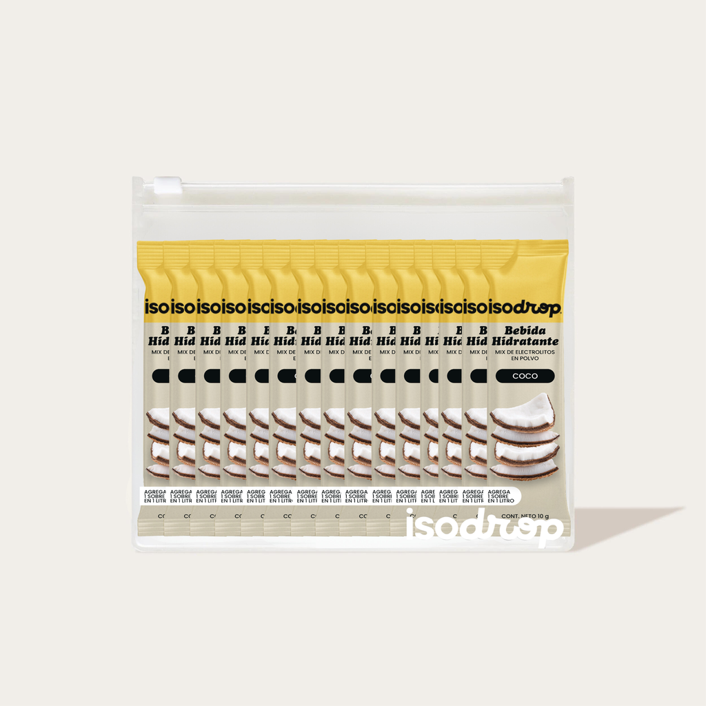 Pack de 15 sobres de 1 Lt- Sabor Coco | ISODROP