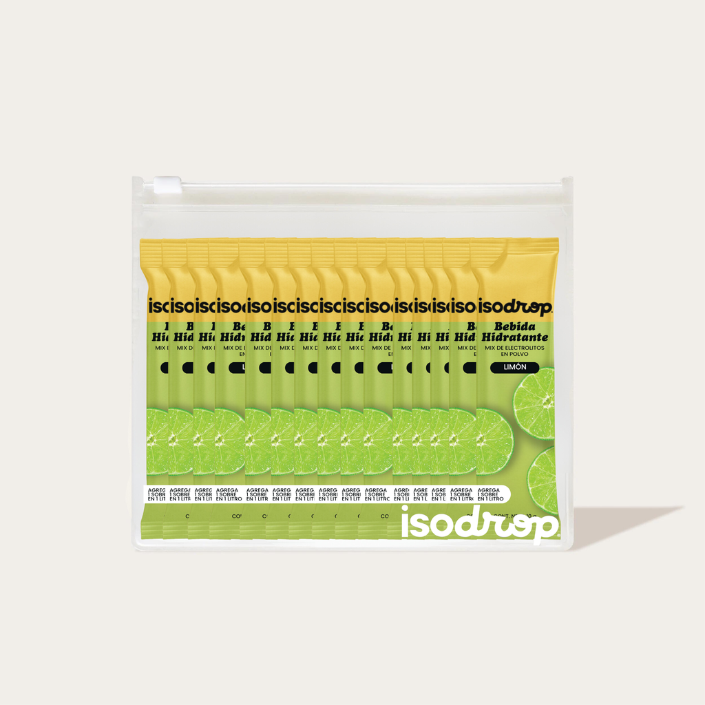 Pack de 15 sobres de 1 Lt- Sabor Limon | ISODROP
