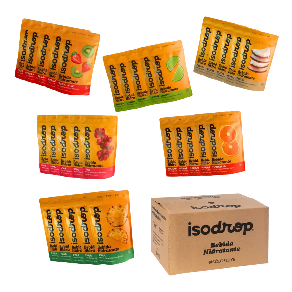 Caja de 30 sobres de 20 Lts - Sabores Mix | ISODROP